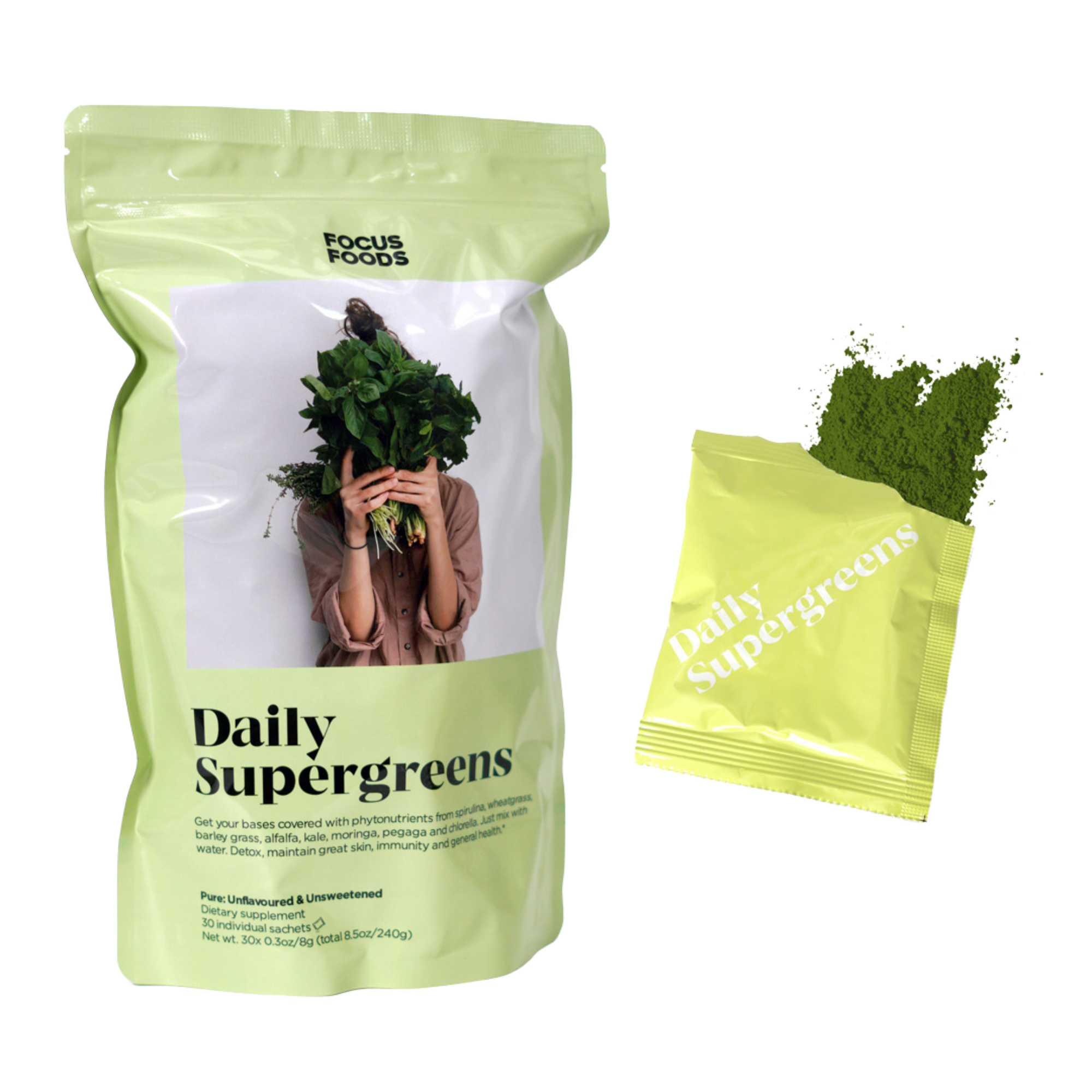 Daily Supergreens- 30 daily servings – Focus Foods